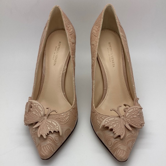Bottega Veneta | Shoes | Bottega Veneta Embossed Butterfly Pumps Nwt ...